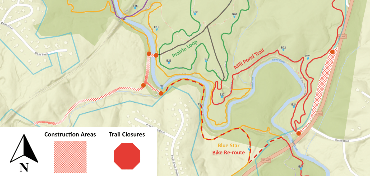 Hike & Run Trails | Anne Springs Close Greenway