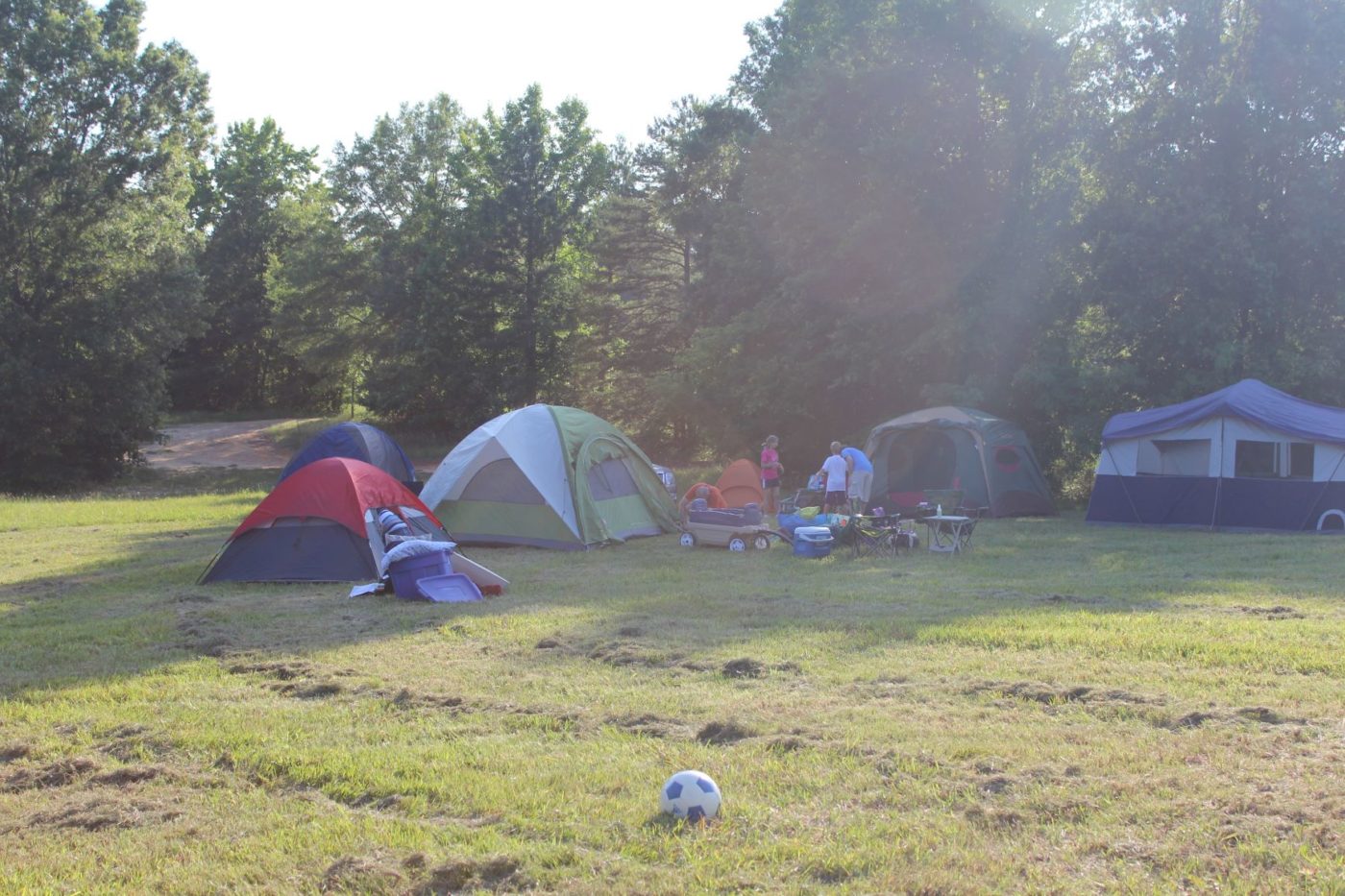 Group Camping | Anne Springs Close Greenway