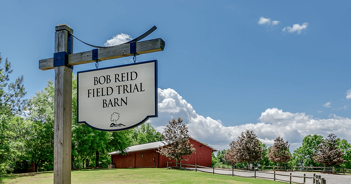 Field Trial Barn | Anne Springs Close Greenway