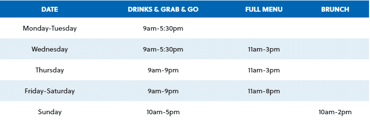 Gateway Canteen | Anne Springs Close Greenway