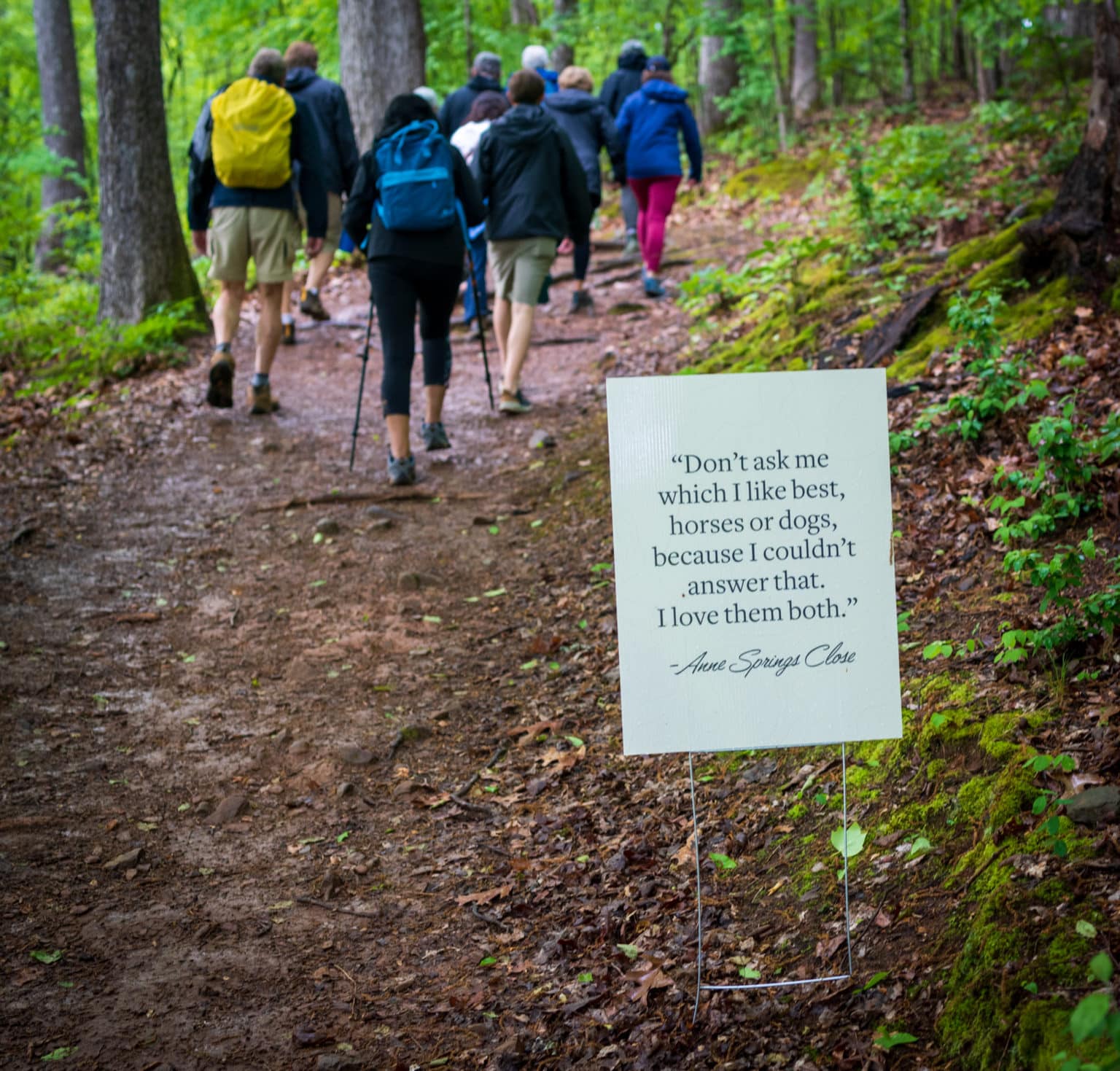 Earth Day Hike Honoring Anne Close | Anne Springs Close Greenway